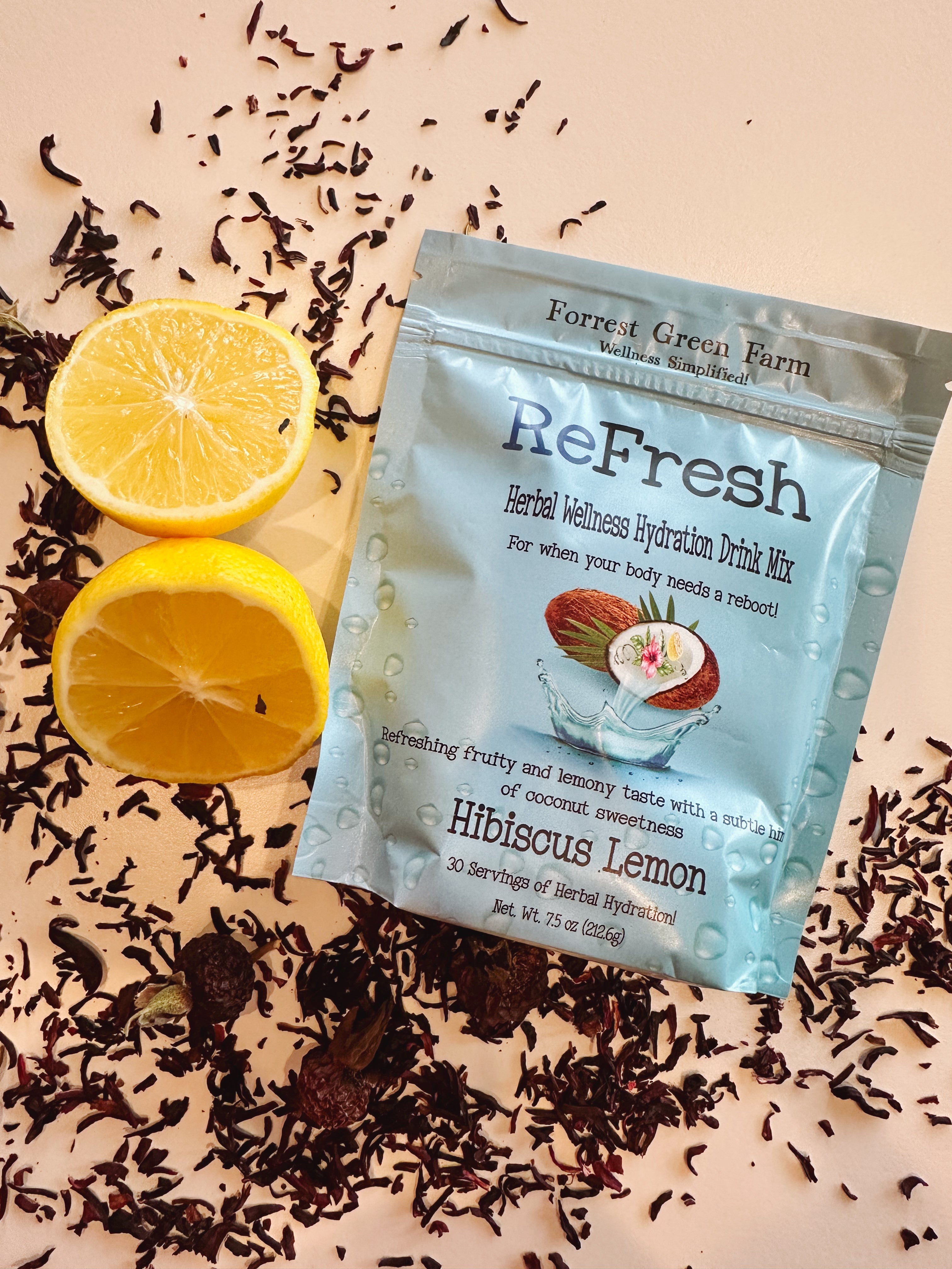 ReFresh Herbal Wellness Hydration Electrolyte Drink Mix – Forrest Green ...