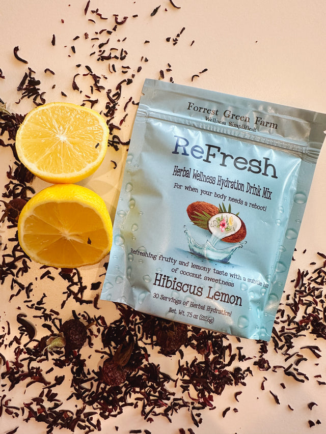 ReFresh Herbal Wellness Hydration Electrolyte Drink Mix – Forrest Green ...